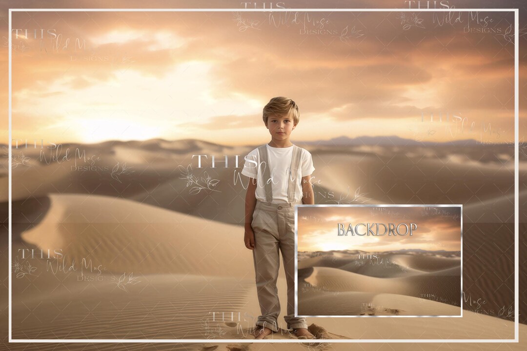 Desert Digital Backdrop, Desert Sky Digital Background, Desert Sky ...