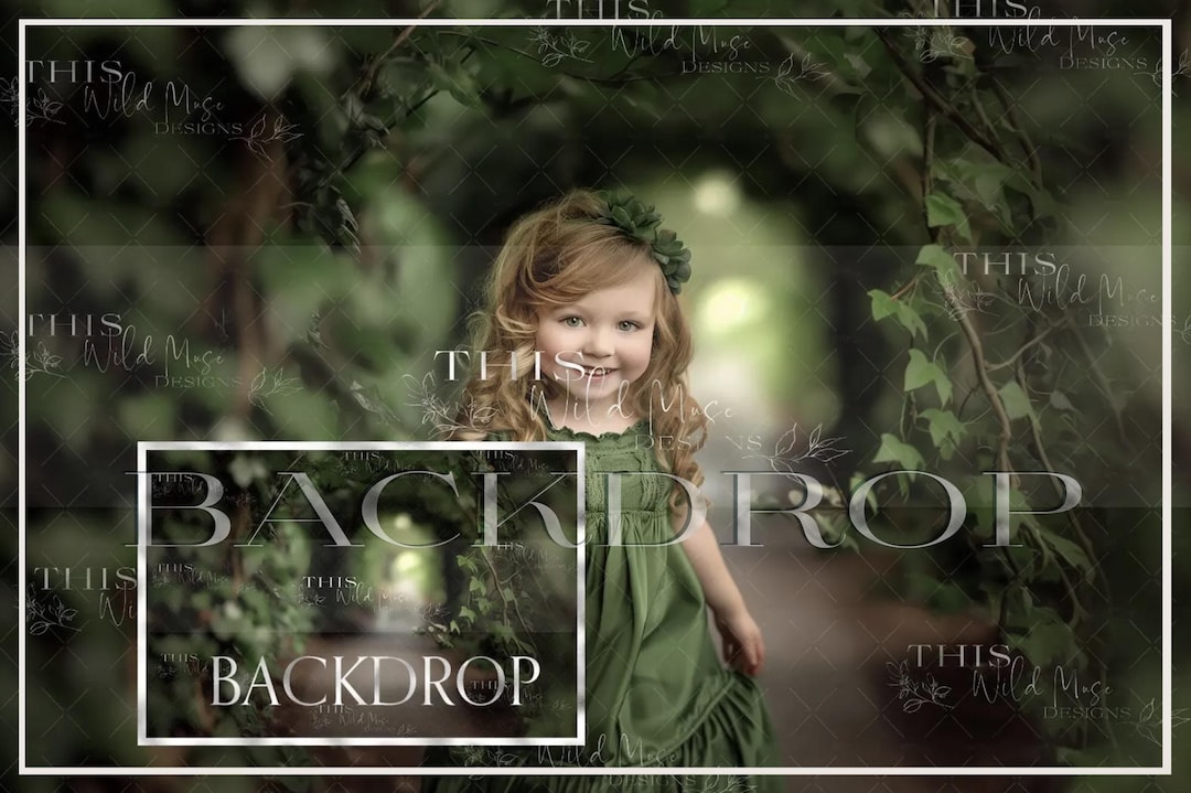 Spring Digital Backdrop, Ivy Arch Digital Background, Ivy, Spring ...