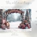 North Pole Christmas Digital Backdrop, Holiday Composite, Creative ...