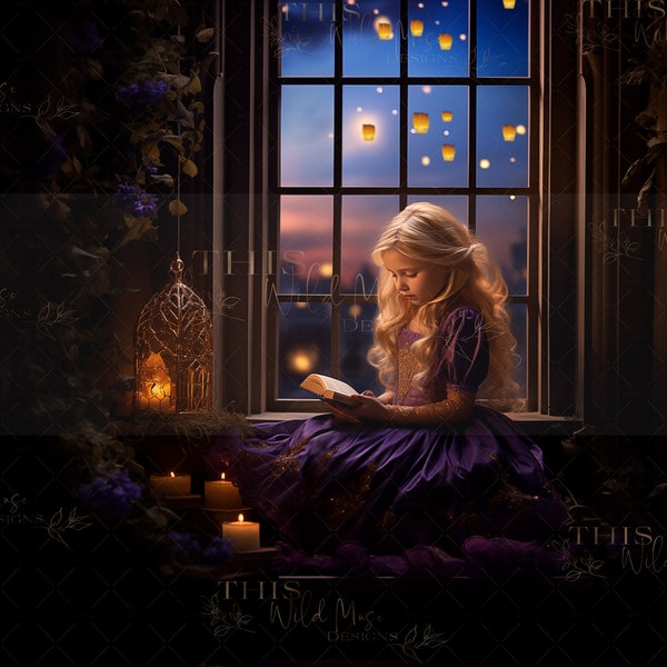 Rapunzel Tower Digital - Etsy