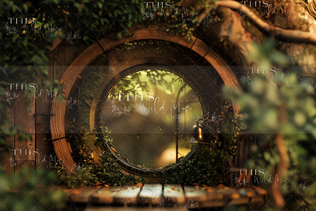 Neverland Tree Hollow Digital Backdrop, Tree Hollow, Forest, Woodland ...