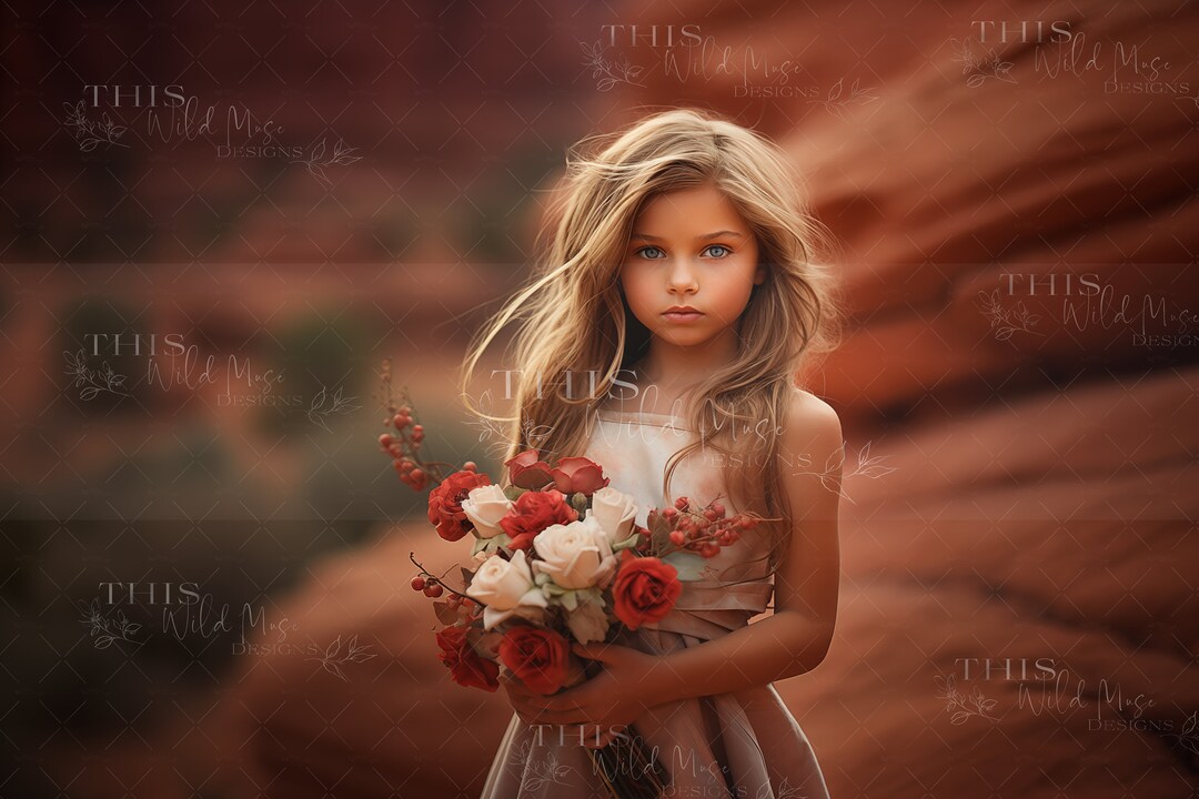 Red Rock Digital Backdrop, Desert, Bokeh Backdrop, Southwest Background ...