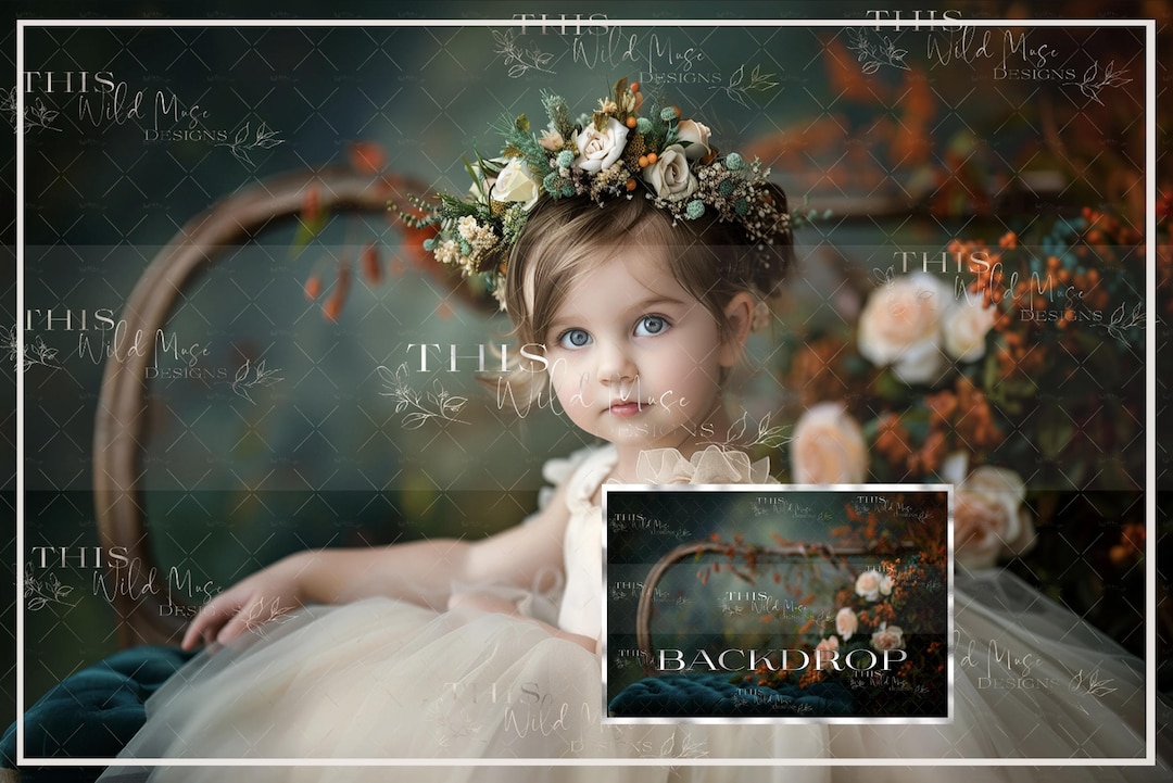 Fine Art Studio Portrait, Fine Art Digital Backdrop, Studio Digital ...