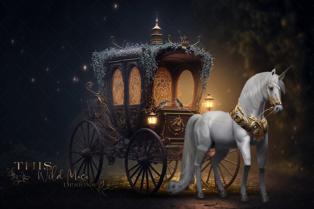 Magical Princess Carriage, Princess, Cinderella, Unicorn, Creative ...