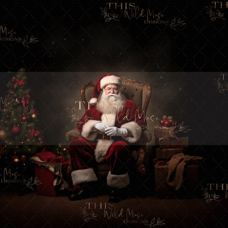 Santa Overlays - Etsy