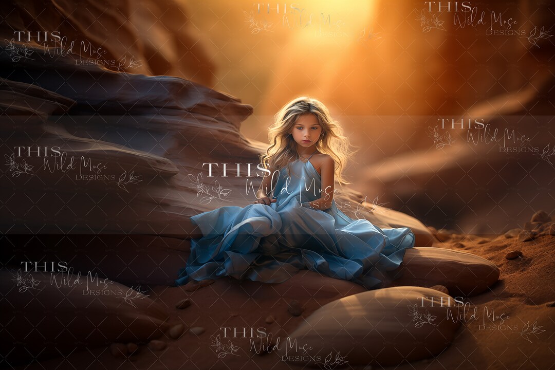 Canyon Digital Backdrop, Desert Sunset, Canyon, Desert, Southwestern ...