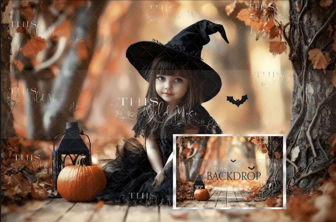 Halloween Studio Backdrop, Halloween, Bats, Halloween Studio Composite ...