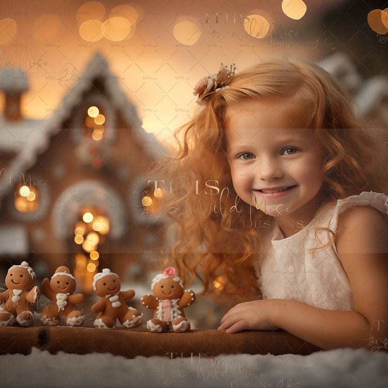 Gingerbread Backdrop - Etsy