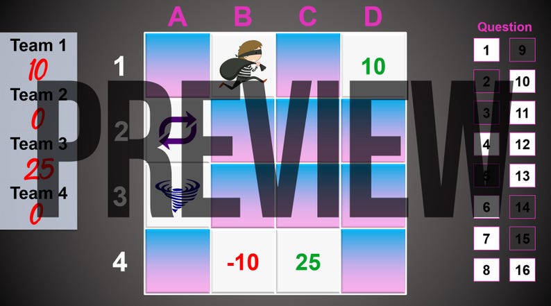 Typhoon Classroom Gameshow Review Game - Customizable Powerpoint (HD ...