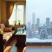 Winter City Skyline Zoom Background | Modern Christmas Office (digital ...