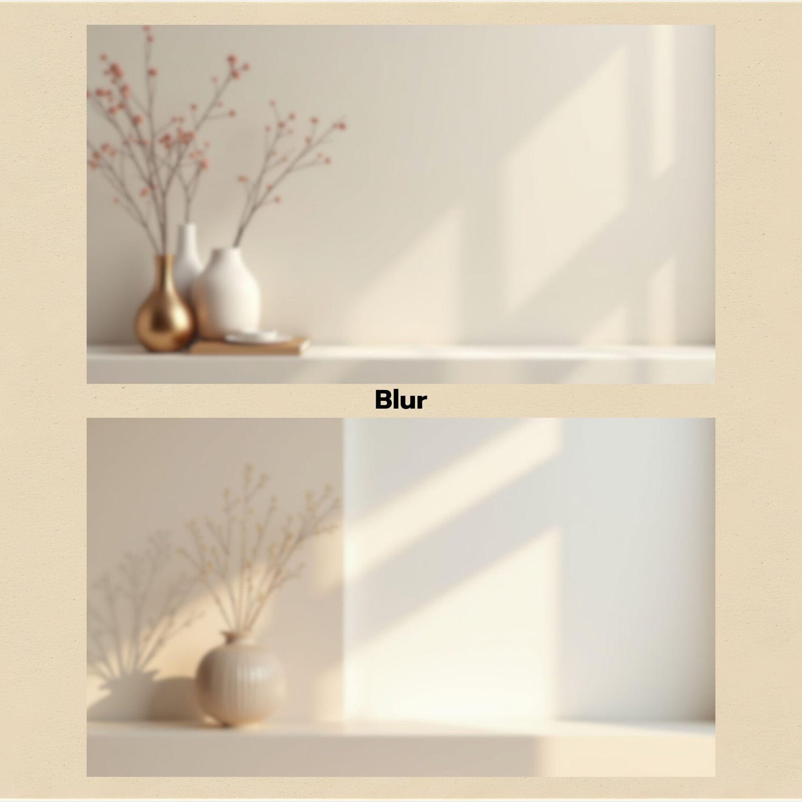 Neutral Zoom Background Set of 4 – 2026 | Minimal Beige Home Office ...