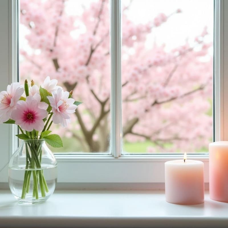 Spring Window Teams Background - Etsy