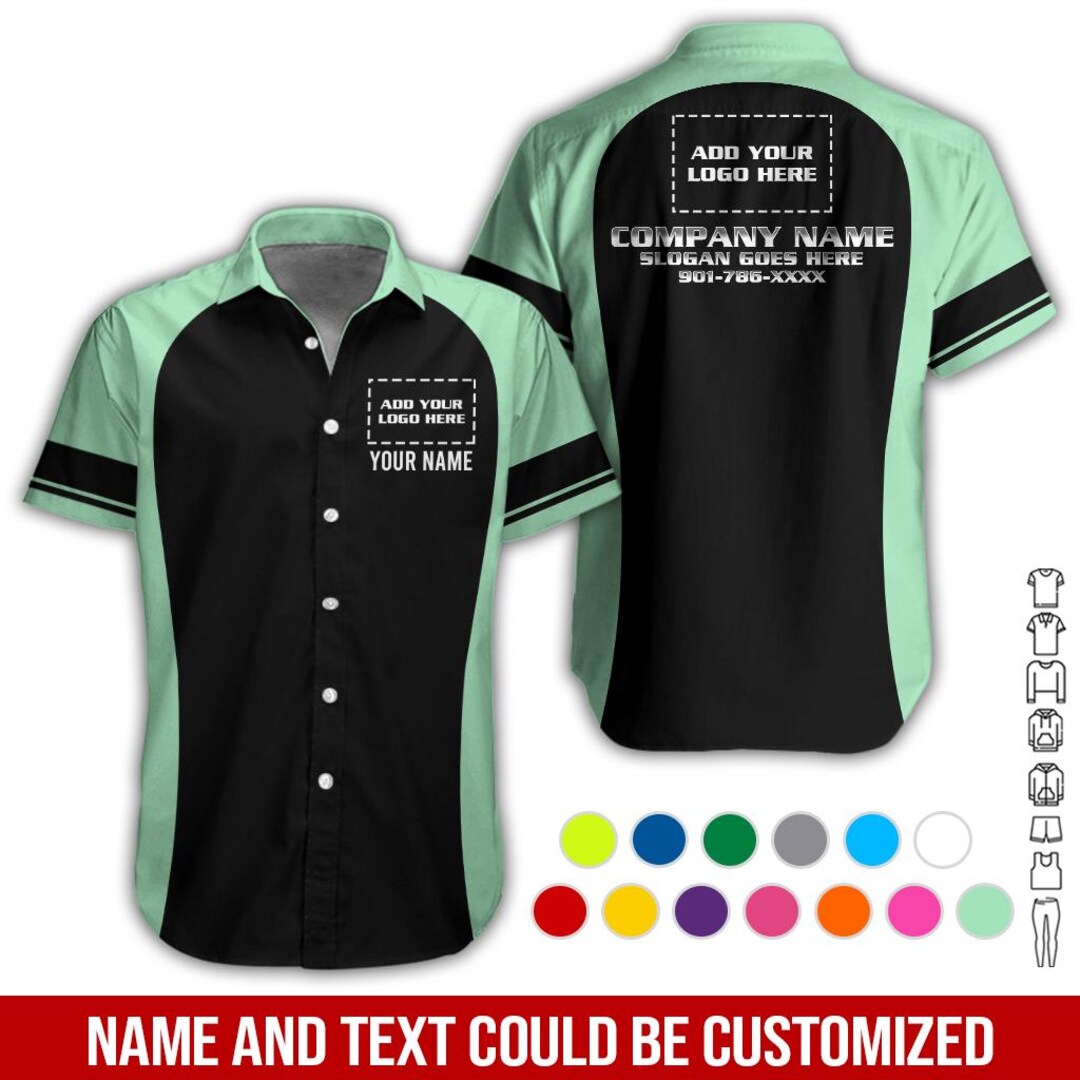 Custom Basic Work Shirt: Personalized Workwear Company Uniform - Etsy