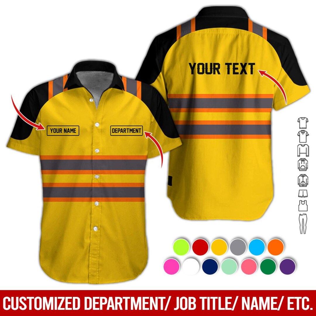 Custom Staff Uniform Shirt: Personalized Workwear - Etsy