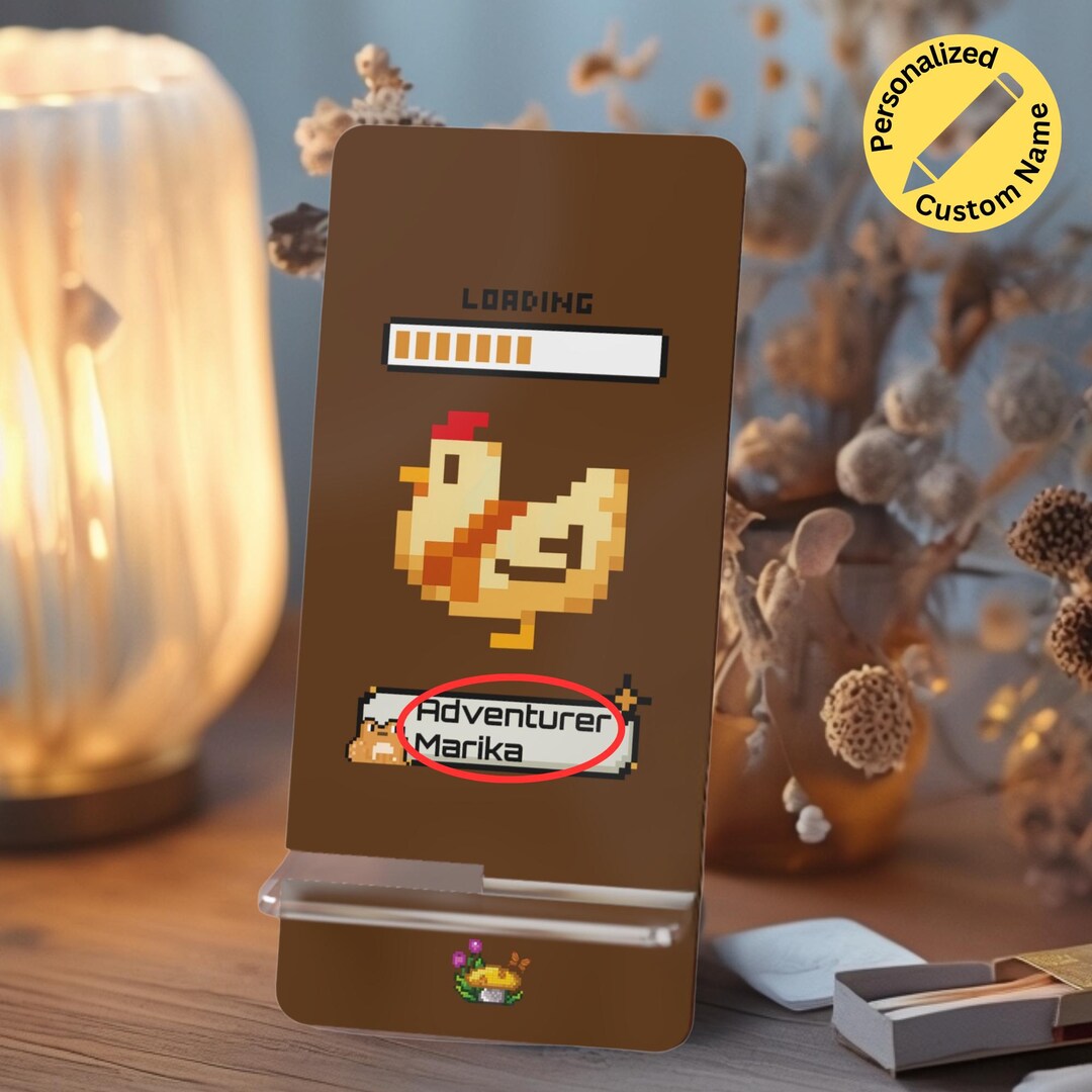 Pixel Art Phone Stand, Cozy Gaming Display Holder, Phone Dock for Cozy ...