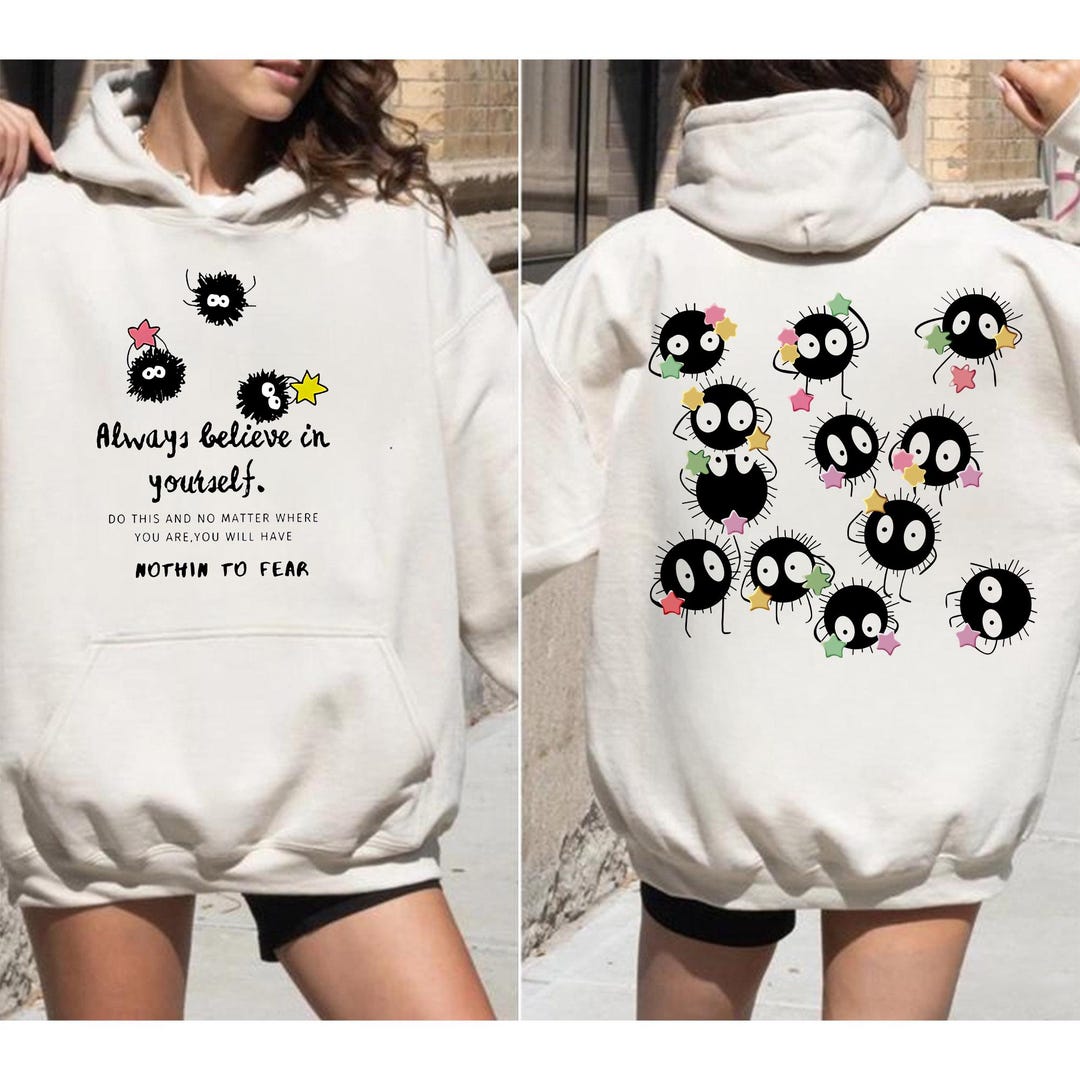 Sootballs Susuwatari Shirt, Sweatshirt, Hoodie, Studio Ghibli Shirt ...