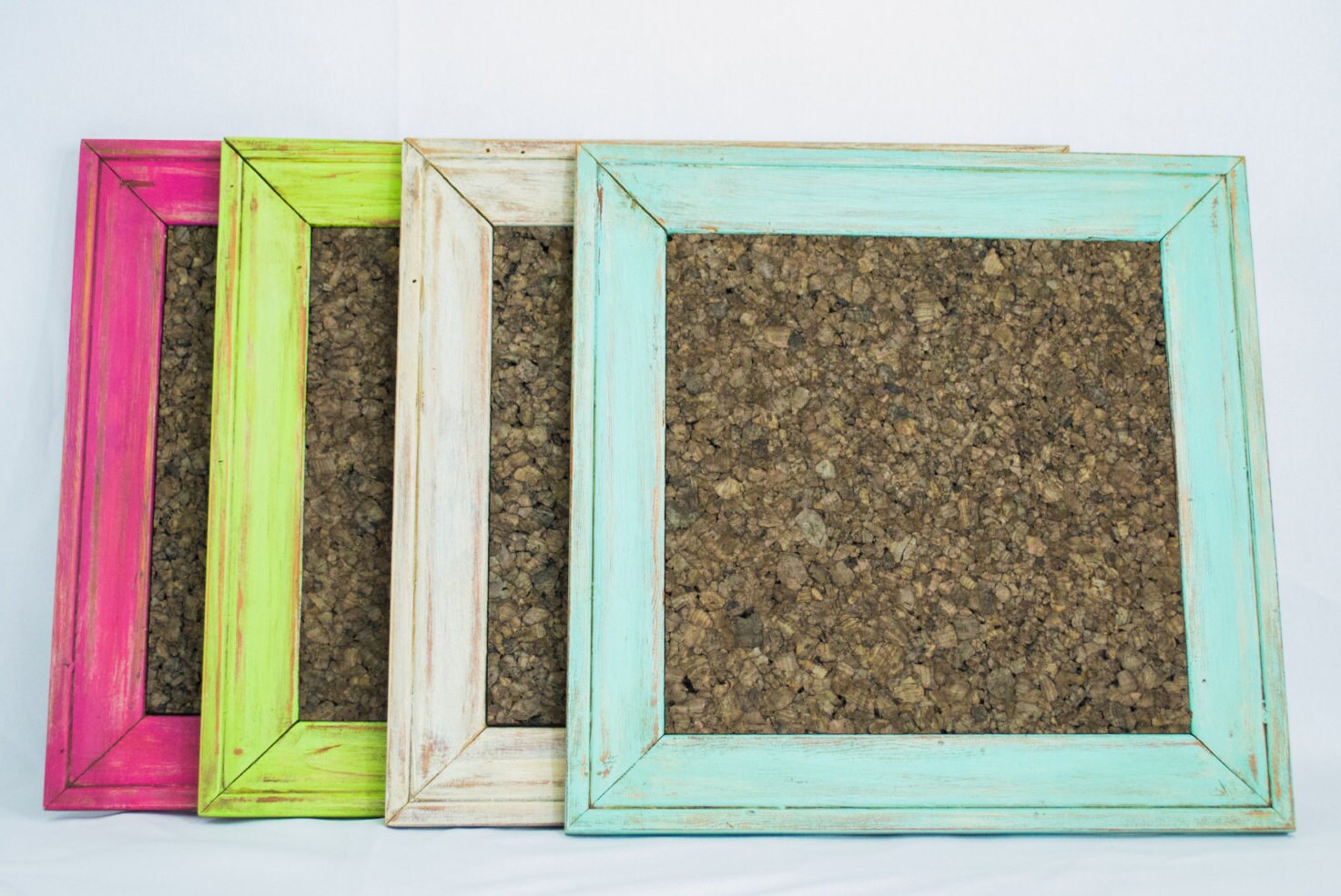 Robins Egg Blue Cork Board Distressed 12x12 Rustic Memo Board - Etsy