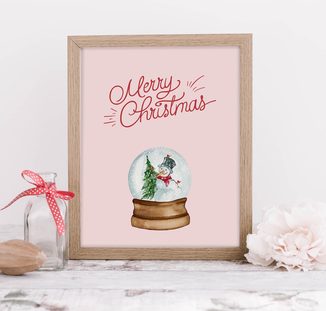 Christmas Wall Decor | Christmas Printable Wall Art | Holiday Decor ...