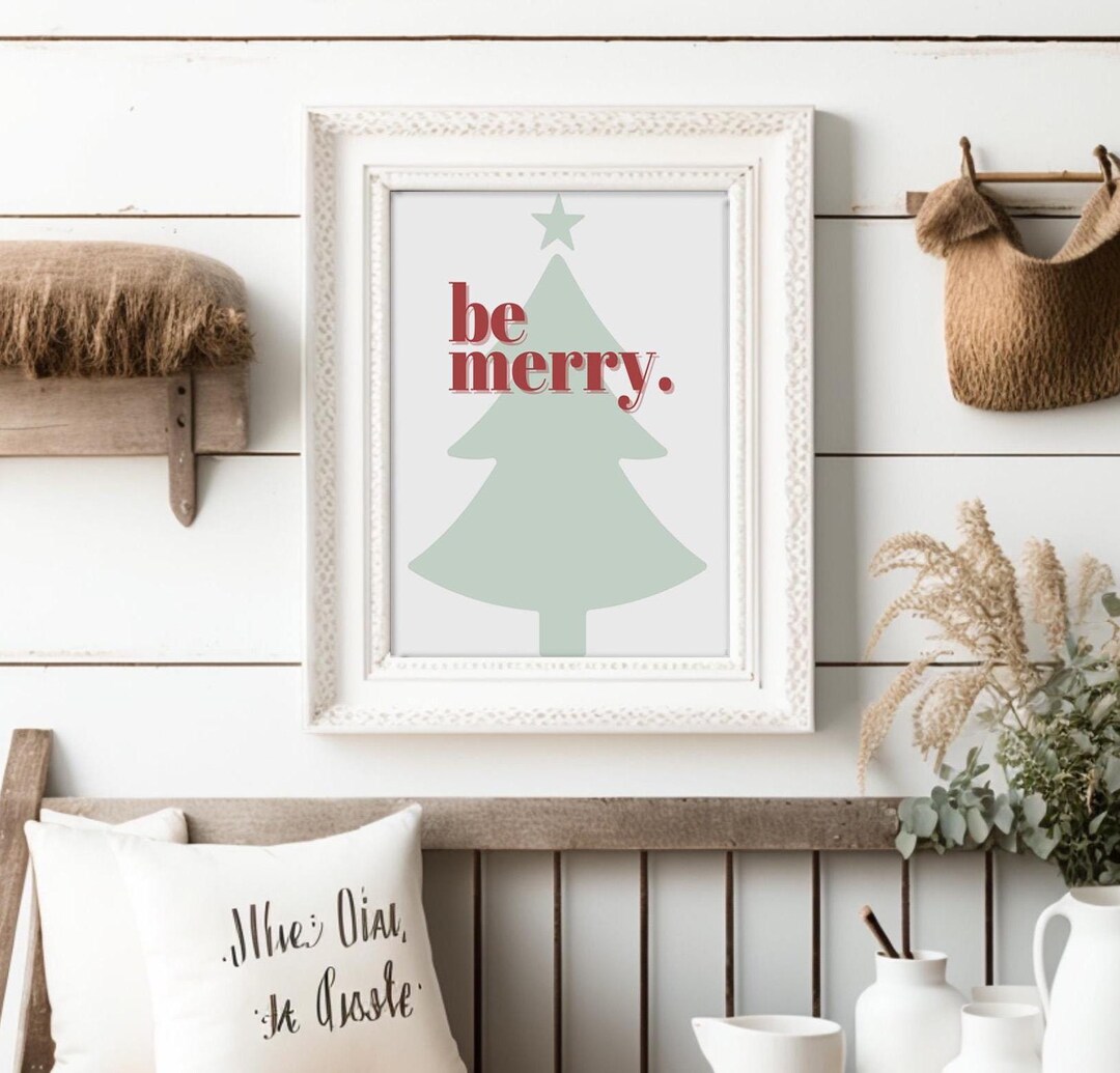 Christmas Wall Decor | Christmas Printable Wall Art | Holiday Decor ...