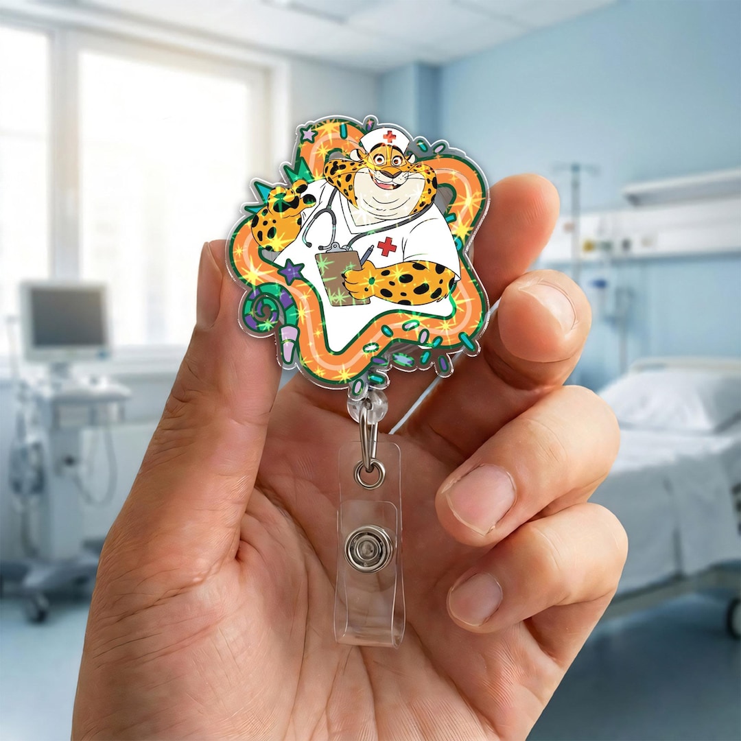 Zootopia 2 Nick and Judy Badge Reel, Retractable ID Holder for Nurse ...