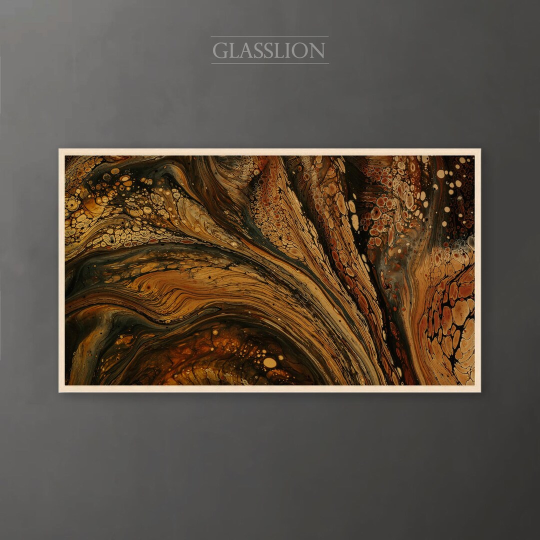 Samsung Frame TV Art | Earthtone Flow | DIGITAL DOWNLOAD - Etsy