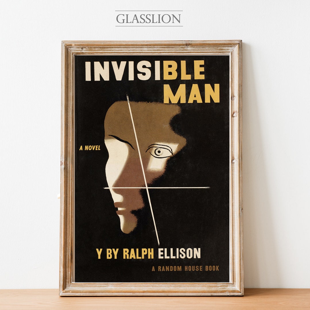 Classic Book Cover | Ralf Ellison | Invisible Man | GLASSLION DIGITAL ...