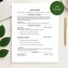 Simple Resume Template Bundle for Any Job | ATS Friendly Resume | Word ...