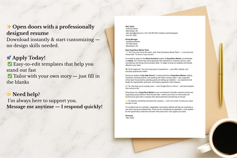 Simple Resume Template Bundle for Any Job | ATS Friendly Resume | Word ...