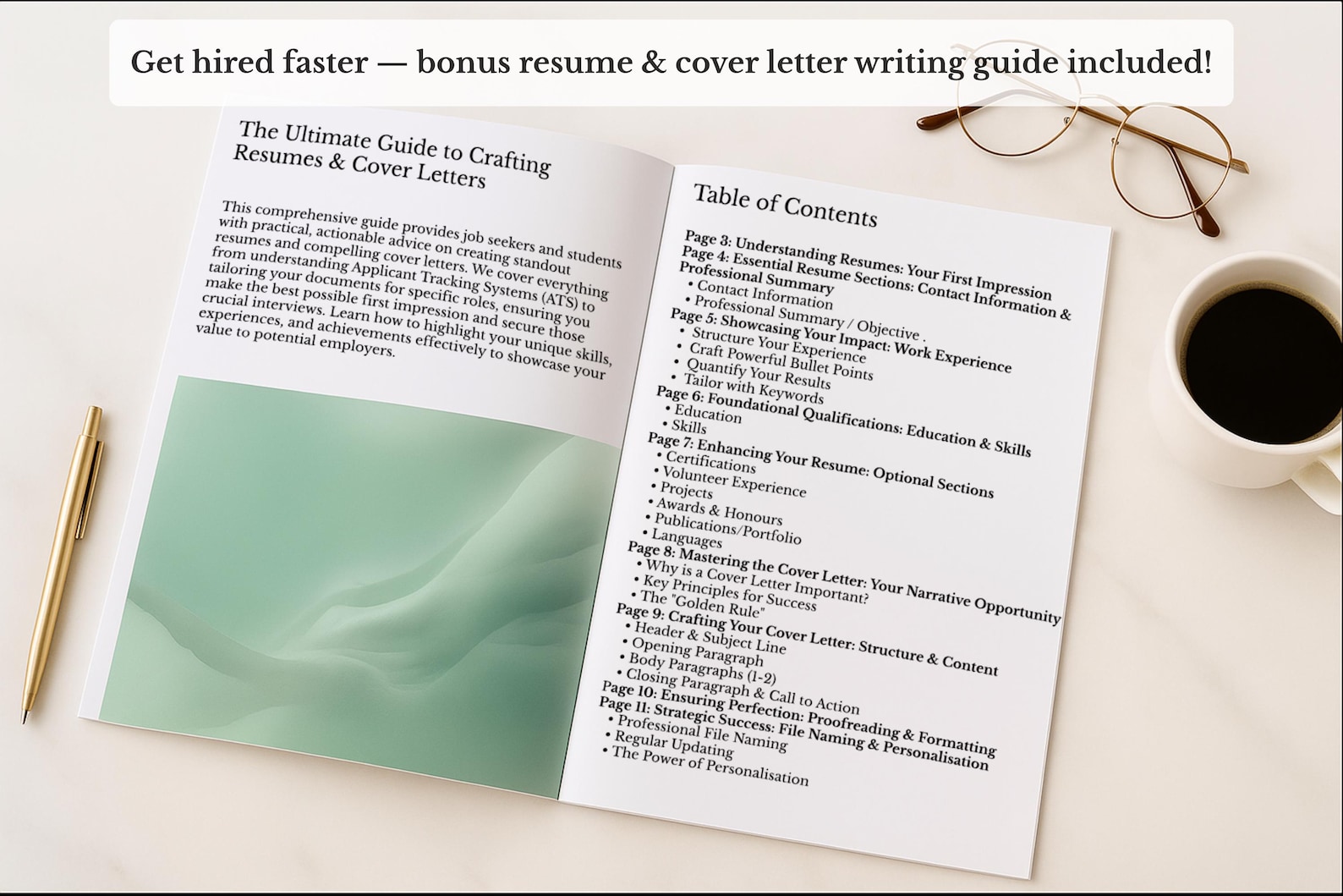 Simple Resume Template Bundle for Any Job | ATS Friendly Resume | Word ...