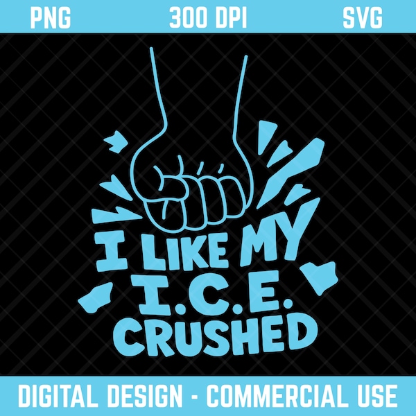 I Like My Ice Crushed - Etsy