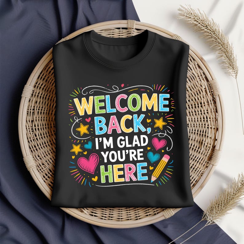Welcome Back Teacher Shirt Design: Retro PNG SVG (digital Download) - Etsy