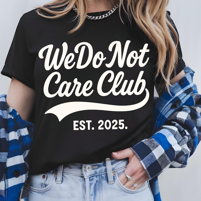 We Do Not Care Hoodie - Etsy