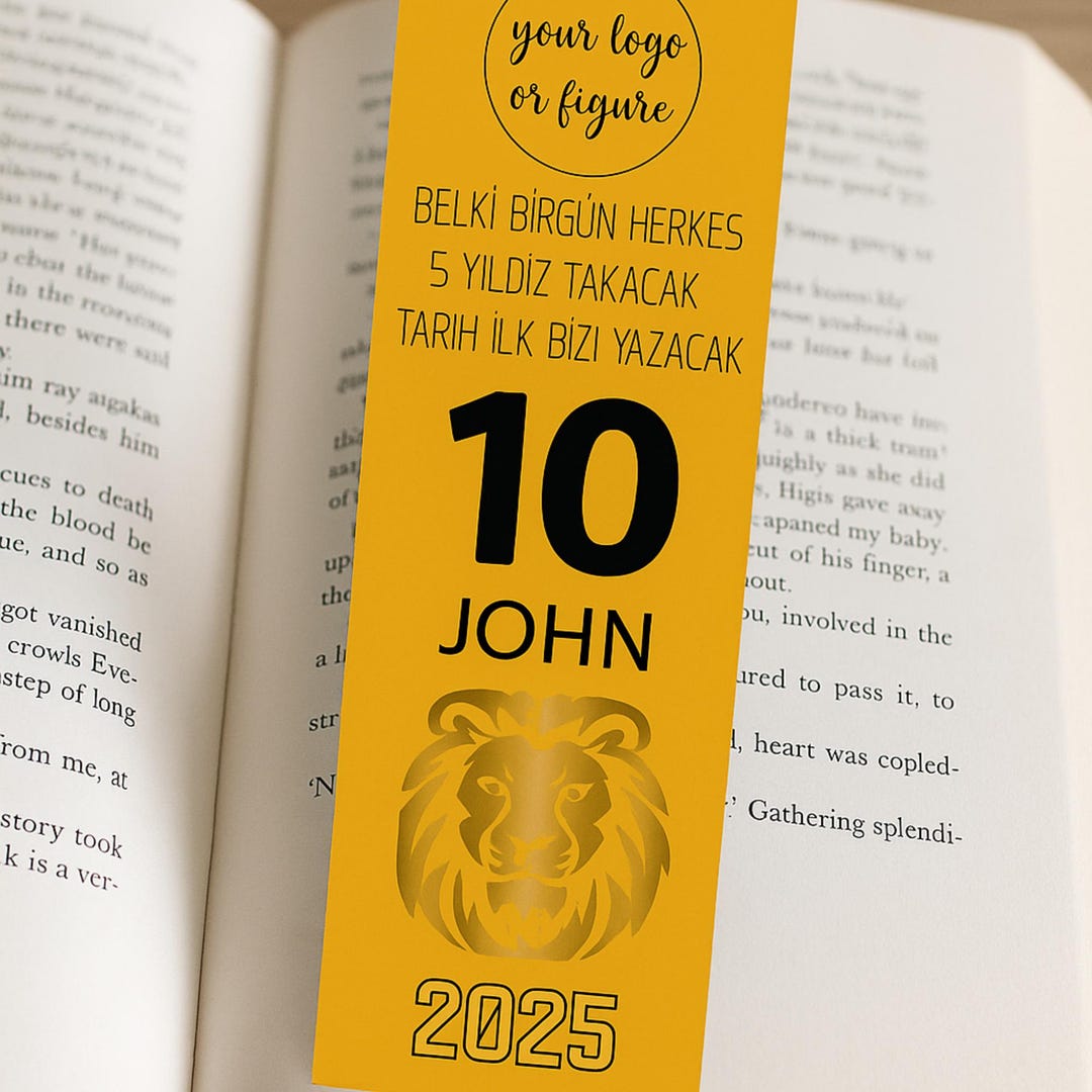 Editable Fully Custom Digital Bookmark | Personalized Front and Back ...