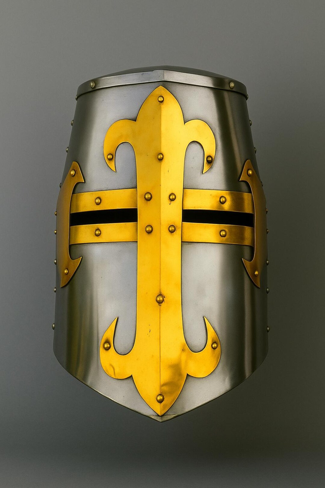 Templar Helmet L Medieval Bascinet Griffin Helmet L Medieval Close ...