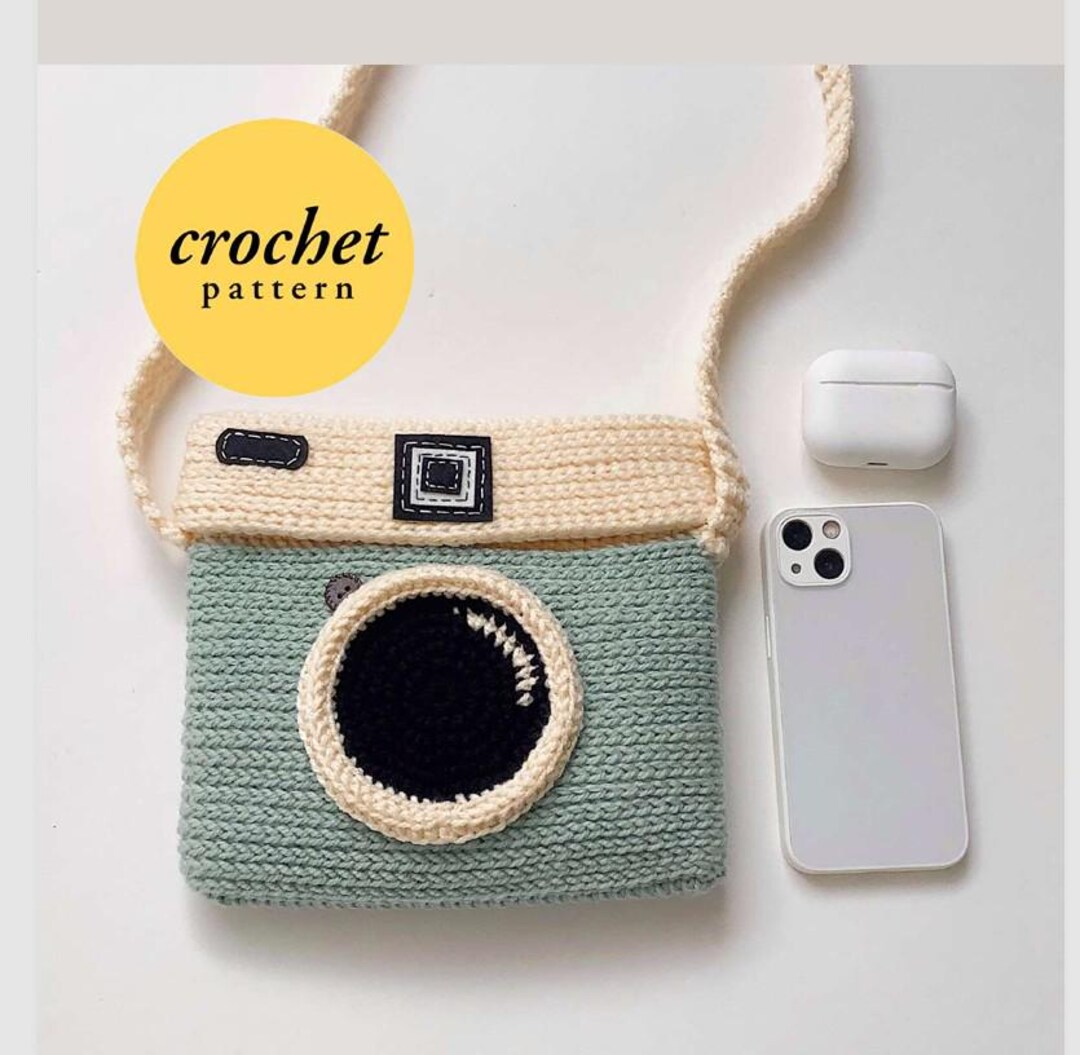 Pdf Pattern Camera Crochet Bag Lomo Camera Bag Bag Pattern Crochet - Etsy