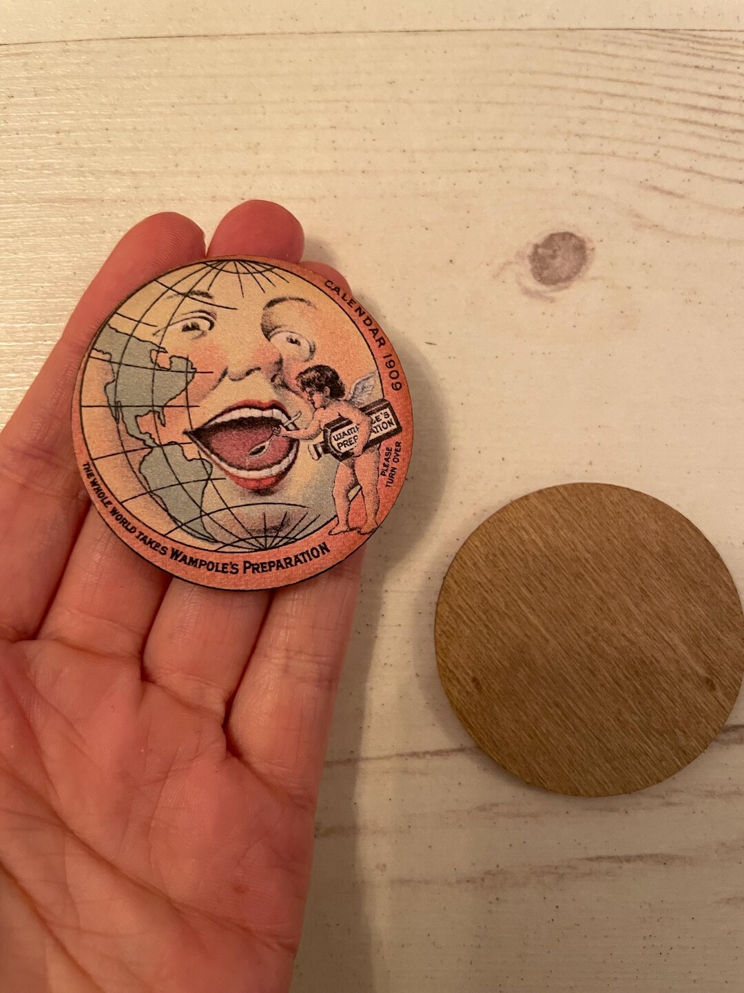 Child Painting the World. Wooden Cutout. for Crafting, Hobbies, Jewelry ...
