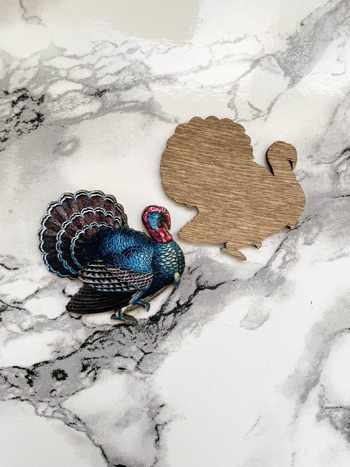 Turkey, Big Bird. Wooden Cutout. for Crafting, Hobbies, Jewelry Making ...
