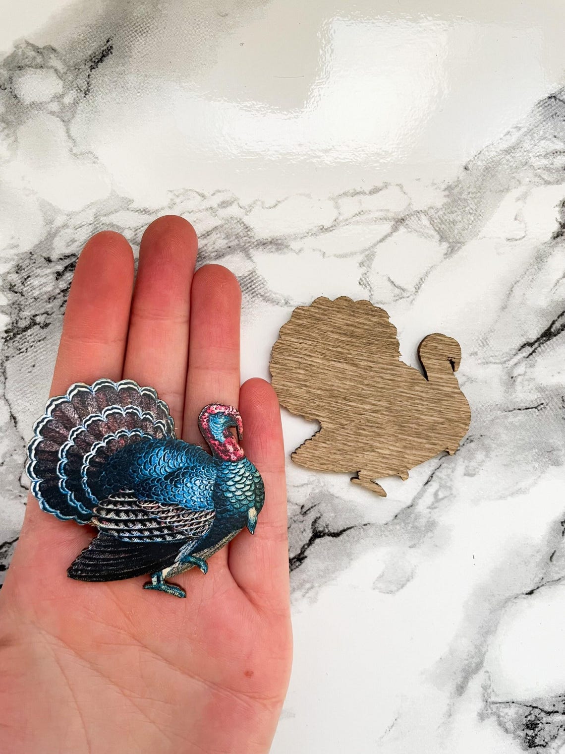 Turkey, Big Bird. Wooden Cutout. for Crafting, Hobbies, Jewelry Making ...