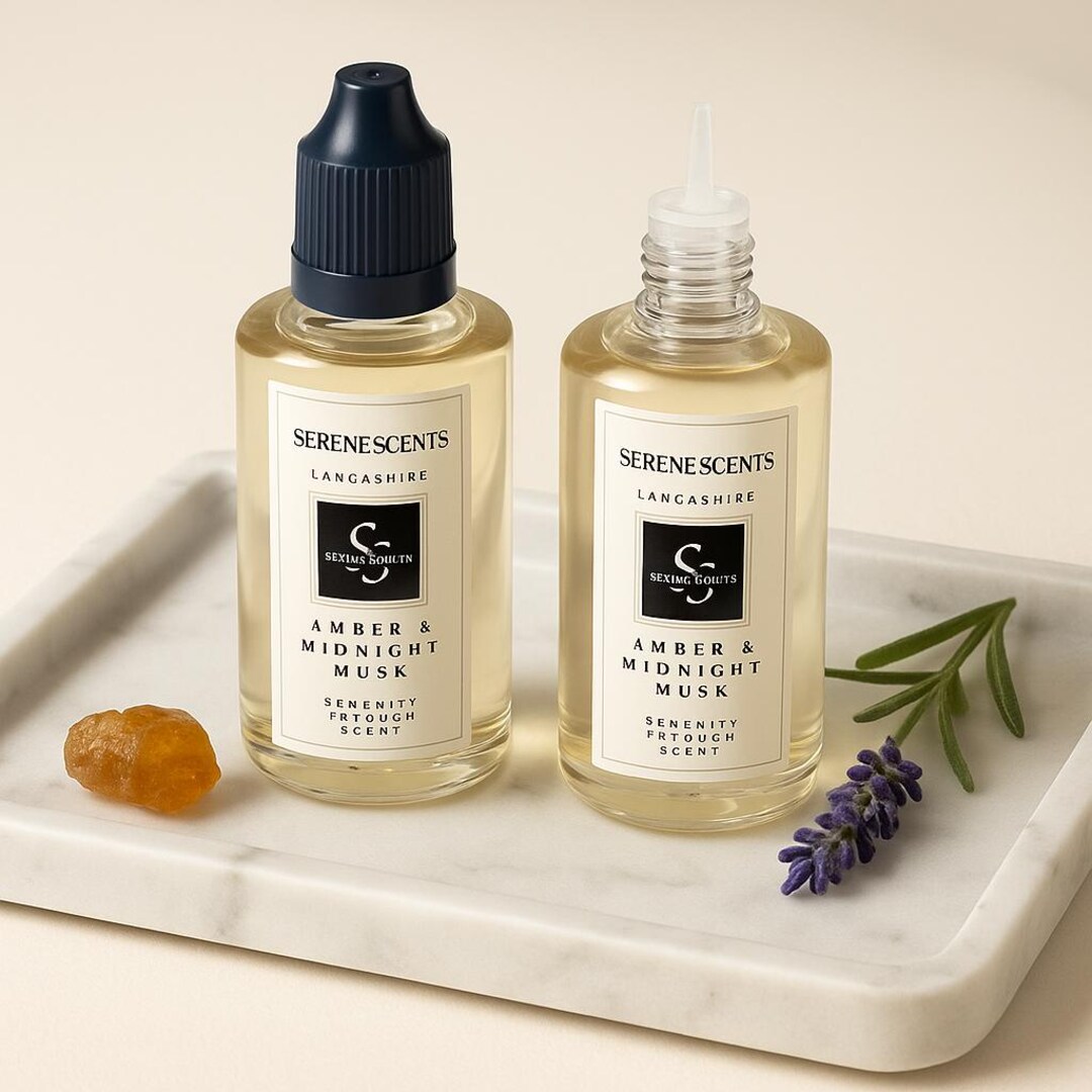 Amber & Midnight Musk Fragrance Oil: Deep Warm Home Scent, Aromatherapy ...