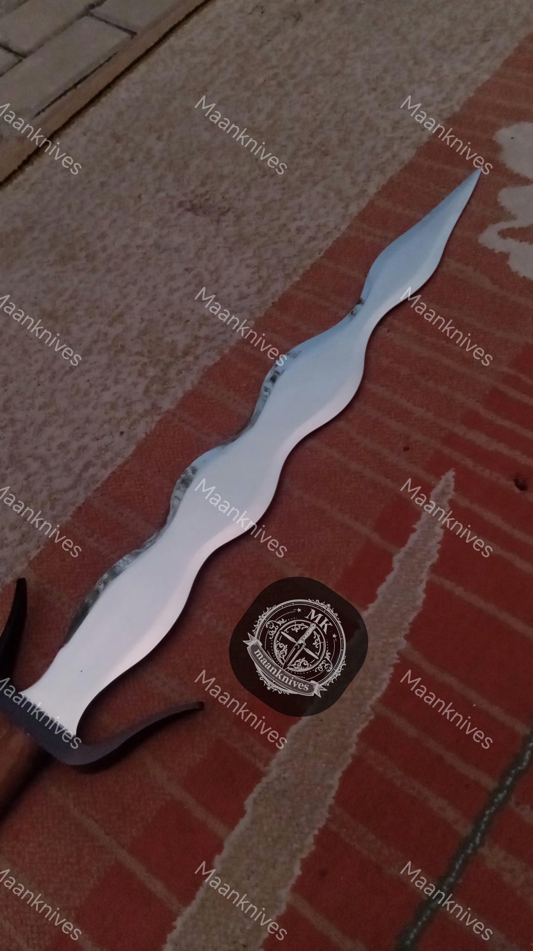 Hand-forged Lord Shen Sword – Kung Fu Panda Kris-style Replica - Etsy