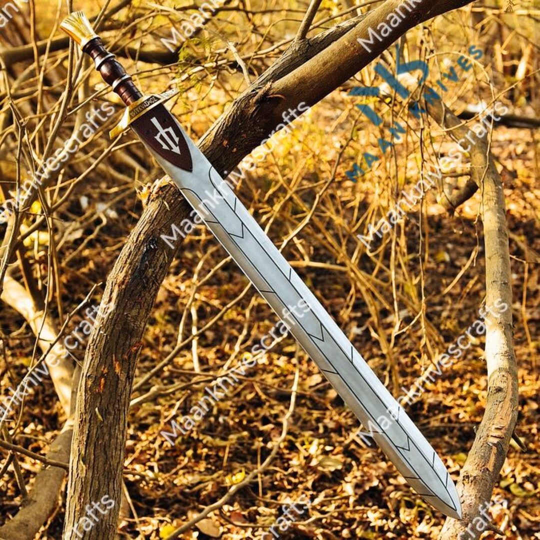 Riptide Sword Custom Handmade Percy Jackson Sword With Sheath - Etsy