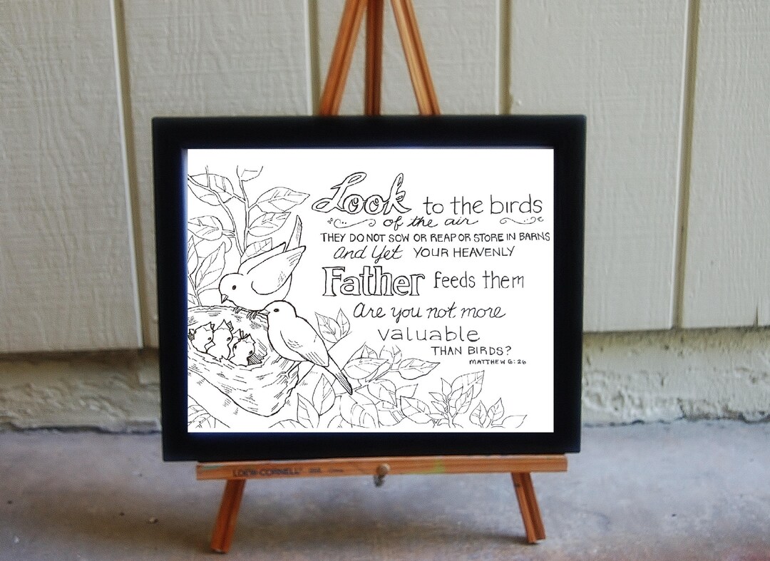 DIGITAL FILE- Birds of the Air - Etsy