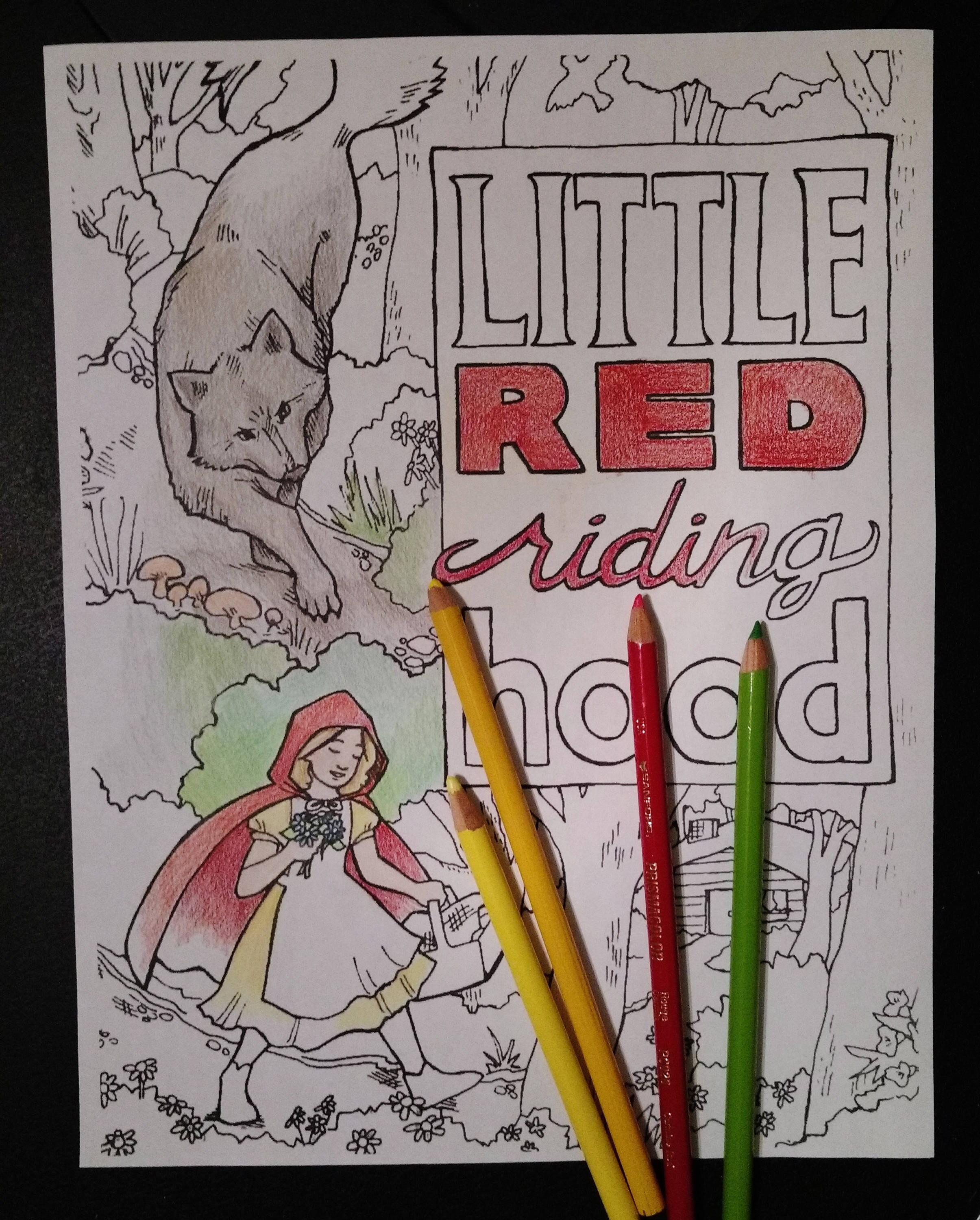 DIGITAL FILE- Little Red Riding Hood - Etsy