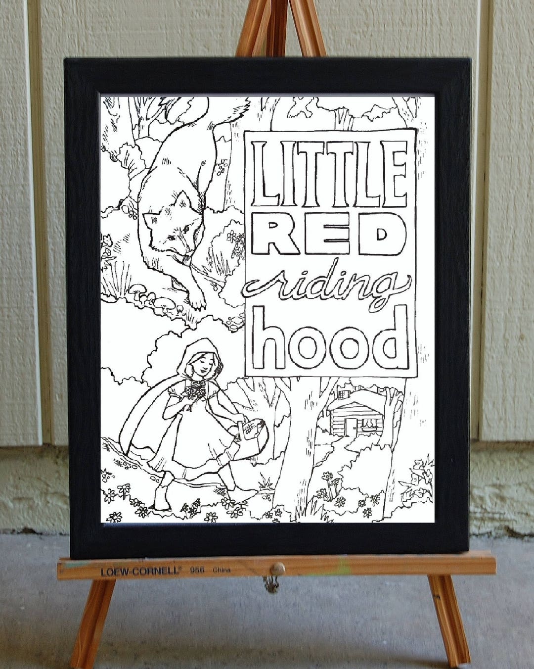 DIGITAL FILE- Little Red Riding Hood - Etsy