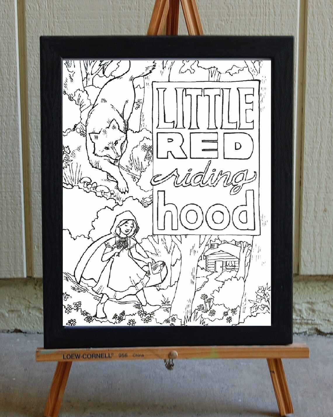 DIGITAL FILE- Little Red Riding Hood - Etsy