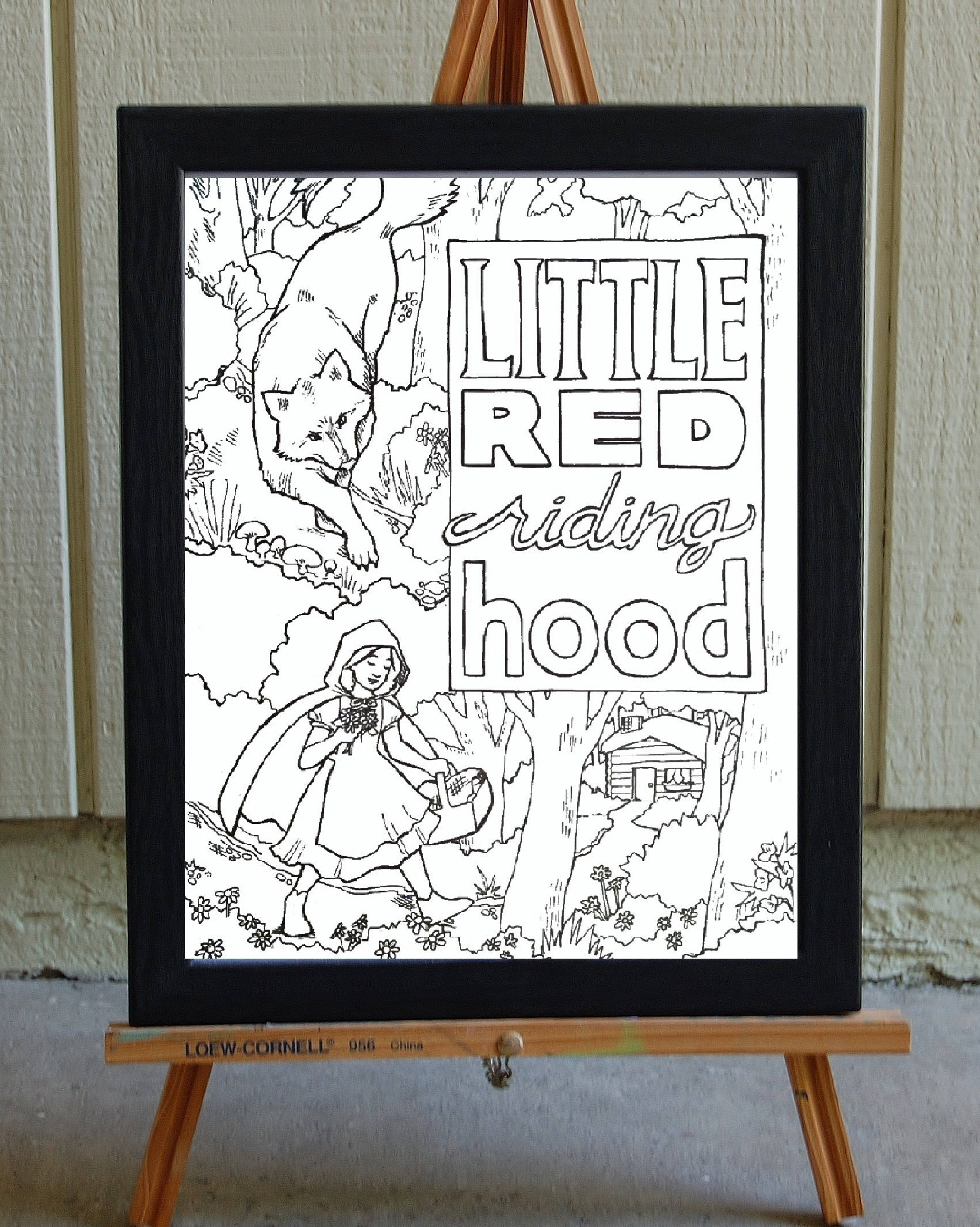 DIGITAL FILE- Little Red Riding Hood - Etsy