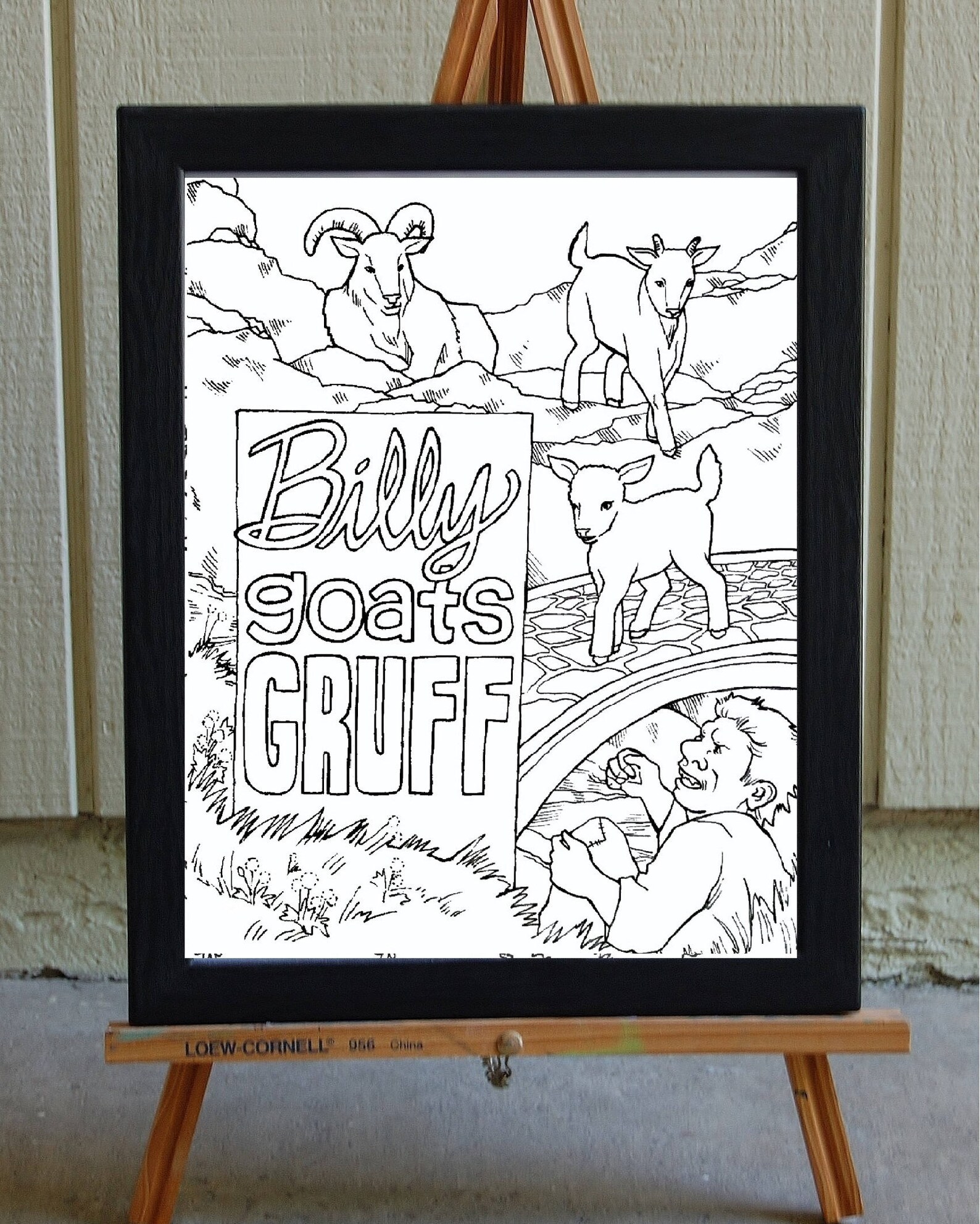 DIGITAL FILE- Billy Goats Gruff - Etsy