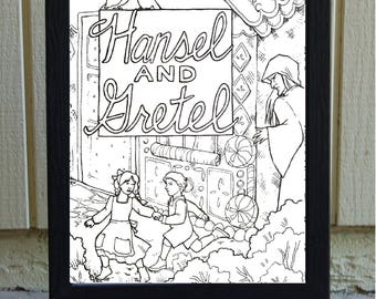 Digital Paper Toy Theater, Paper Doll, Puppet, Hansel and Gretel, Fairy ...