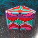 Triangle Wood Box Hand Painted Original Design Decorative Box - Etsy