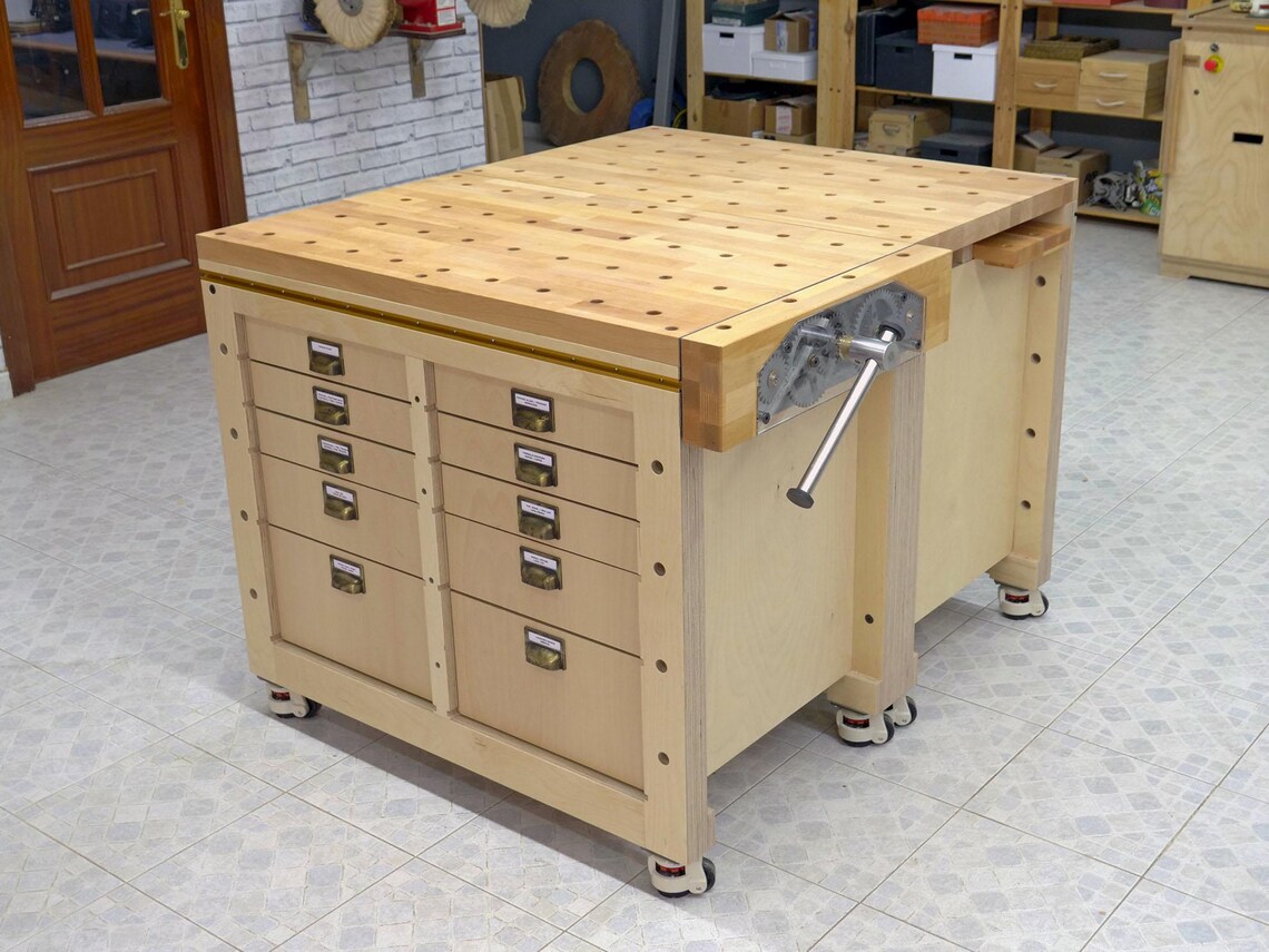Modular Workbench & Mobile Tool Stand Plans - Etsy